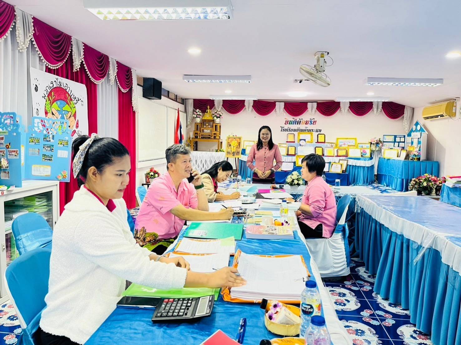 หน่วยตรวจสอบภายใน สพป พะเยา เขต 1 ตรวจสอบ การเงิน การบัญชี การจัดซื้อ